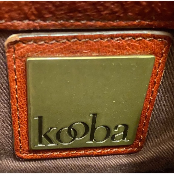 Kooba | Bags | Kooba Duffle Cognac Treated Leather Bag | Poshmark